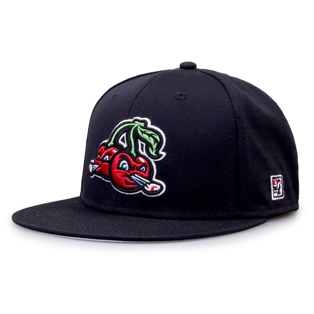 1100 On-Field Black Home Cap – Traverse City Pit Spitters Pit Shop